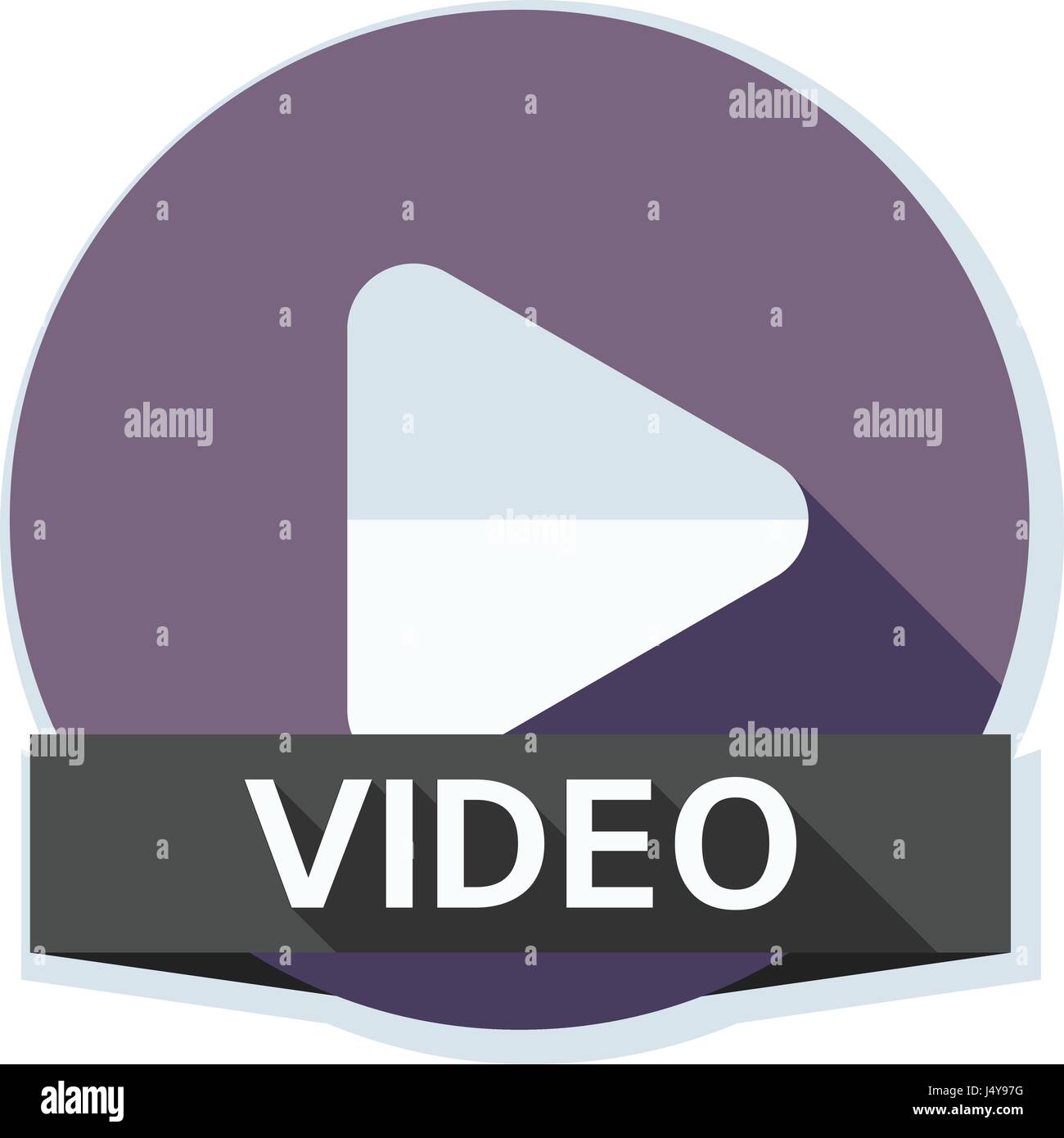 Play Video button illustration Stock Vector Image & Art - Alamy
