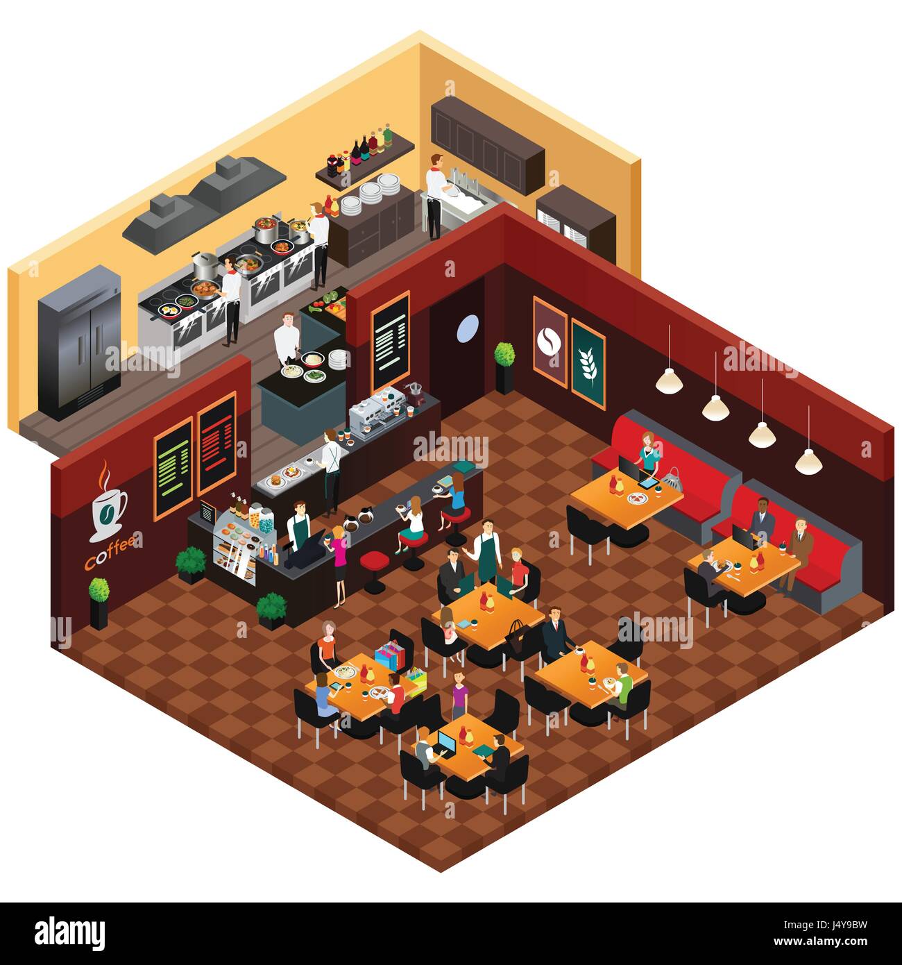 Chef patron Stock Vector Images - Alamy