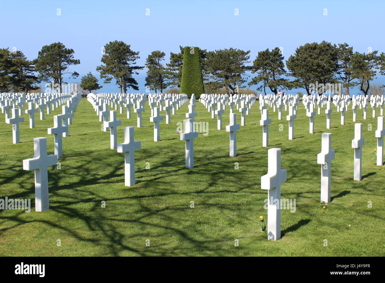Normandy american cemetery hi-res stock photography and images - Alamy