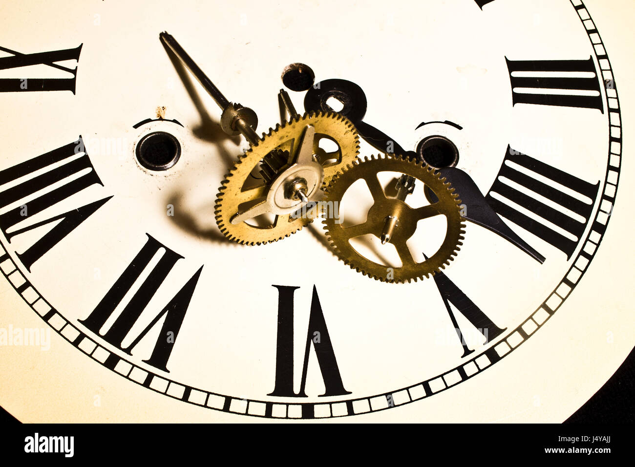 Close Up Of Roman Numeral Clock Face Stock Photo - Alamy