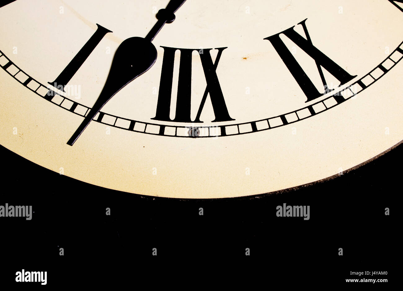 Close Up Of Roman Numeral Clock Face Stock Photo - Alamy