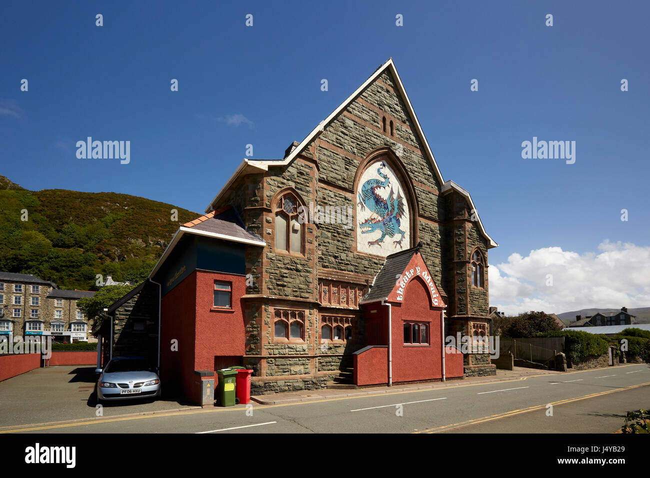The Dragon Theatre Barmouth Gwynedd Wales UK Stock Photo - Alamy