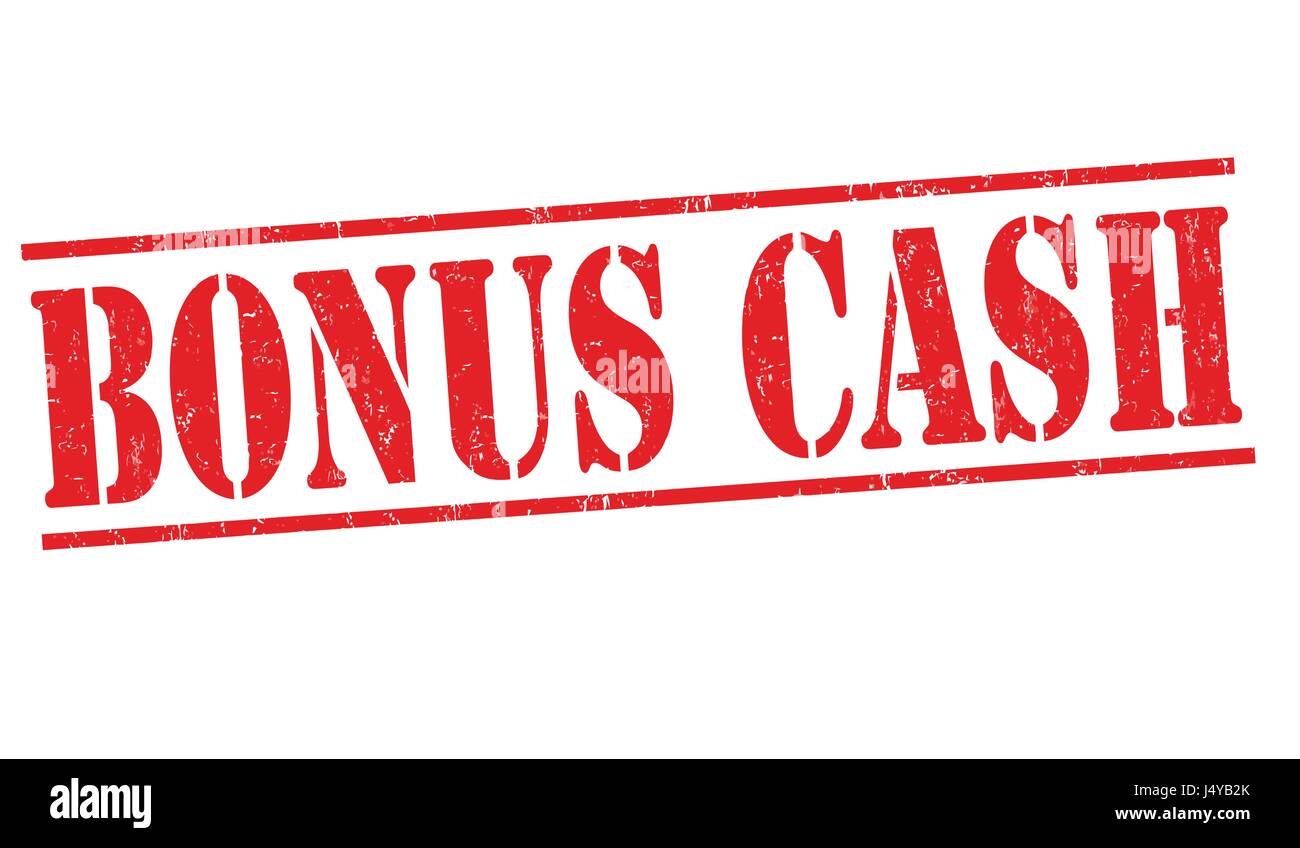 Bonus cash sign or stamp on white background, vector illustration Stock ...
