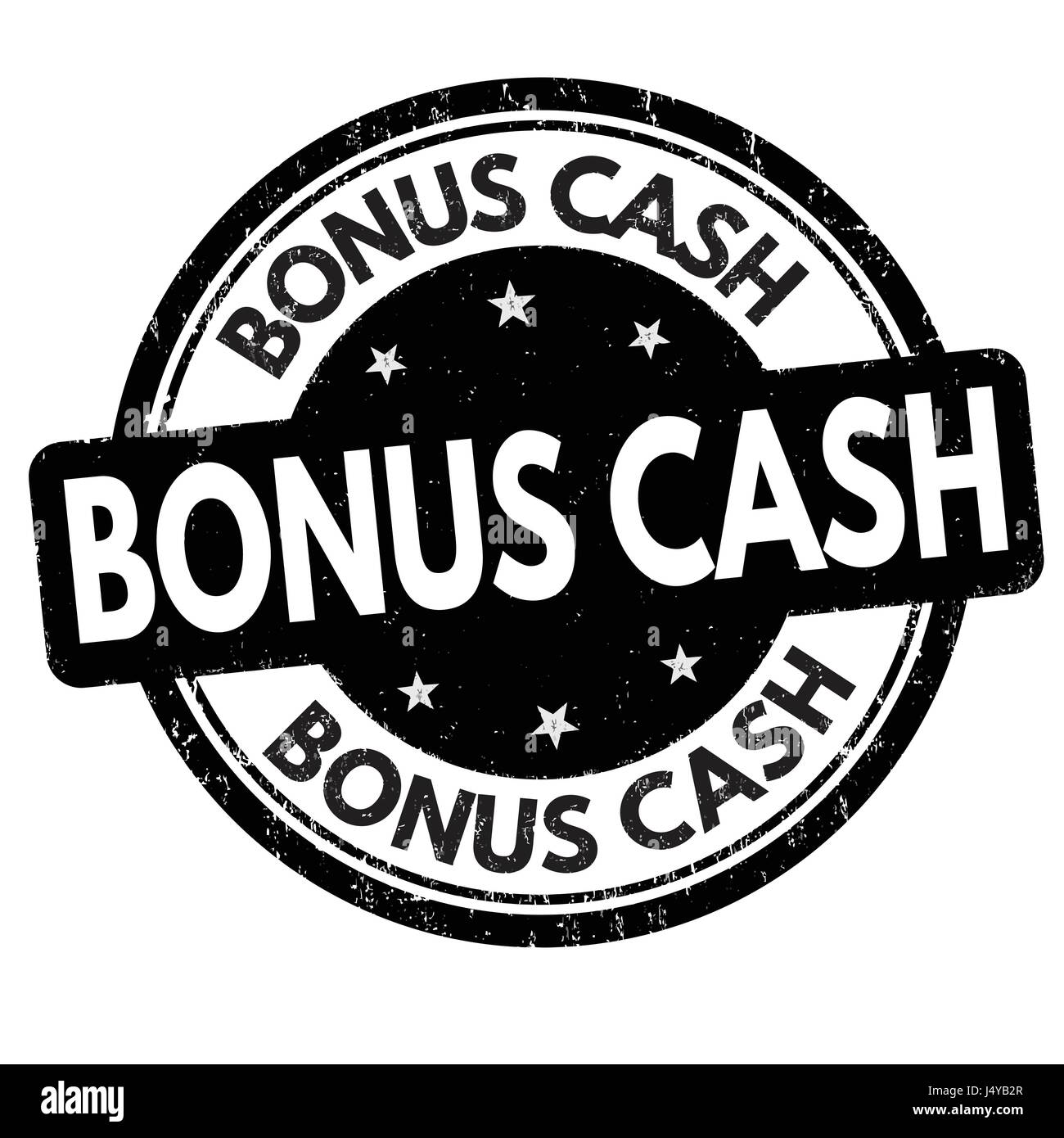 Bonus cash sign or stamp on white background, vector illustration Stock ...