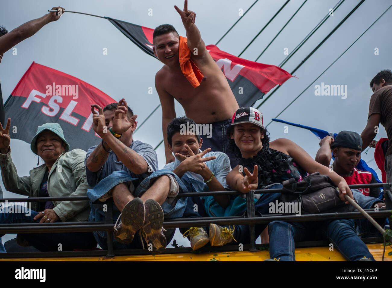 July 19 celebration Nicaragua revolution of 1979 Stock Photo - Alamy