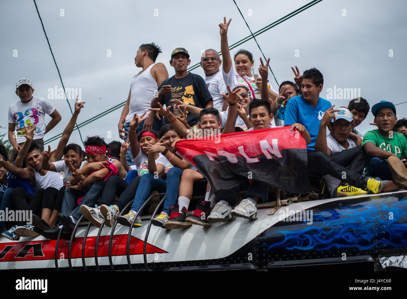 July 19 celebration Nicaragua revolution of 1979 Stock Photo - Alamy