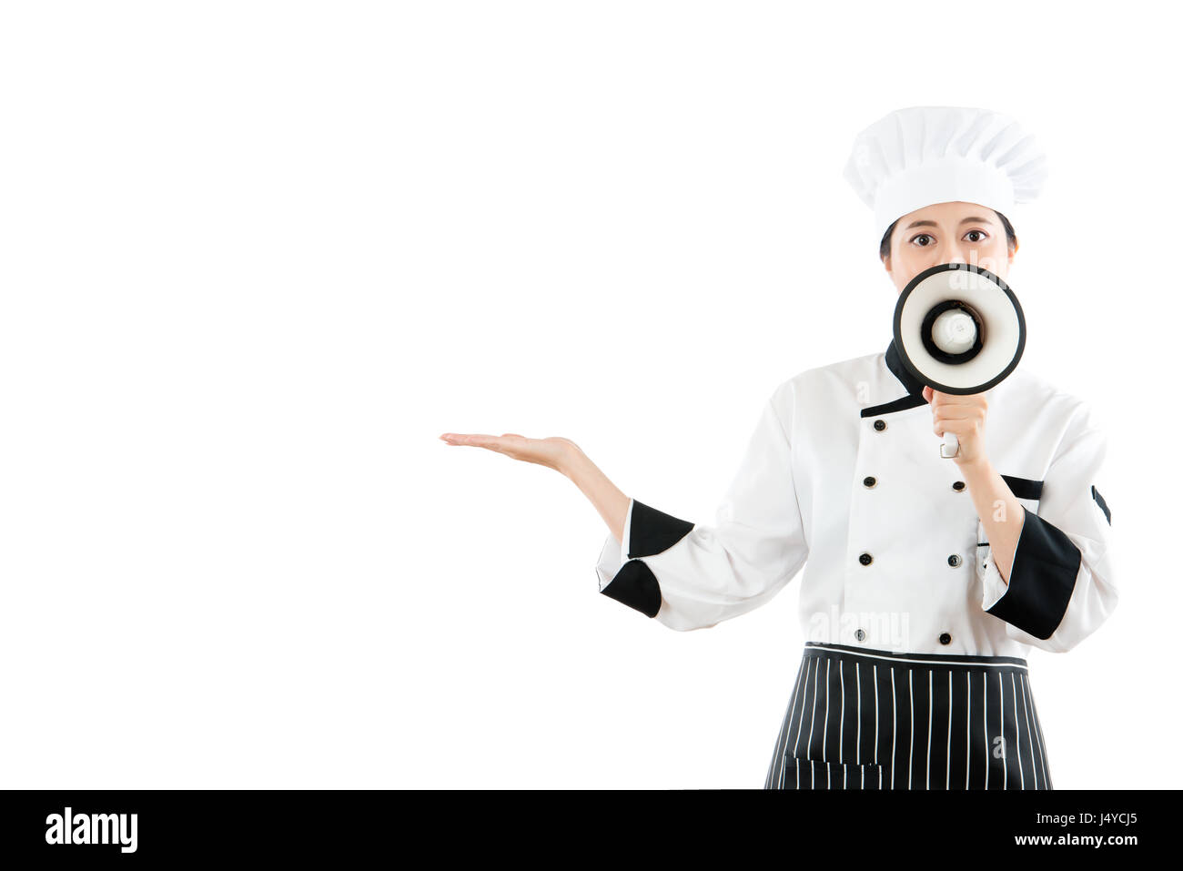 Woman professional cook in Cut Out Stock Images & Pictures - Alamy
