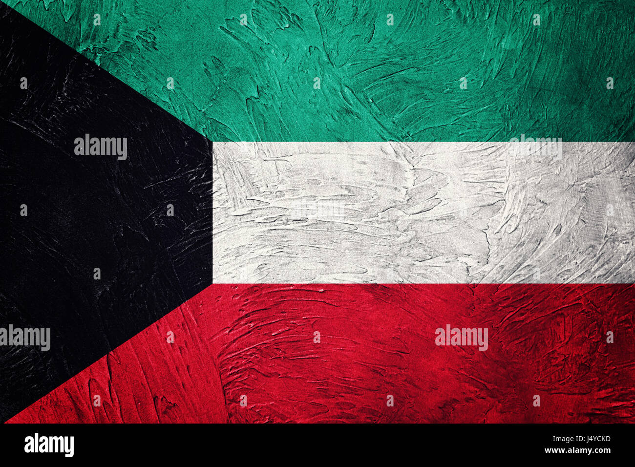 Grunge Kuwait flag. Kuwait flag with grunge texture Stock Photo - Alamy