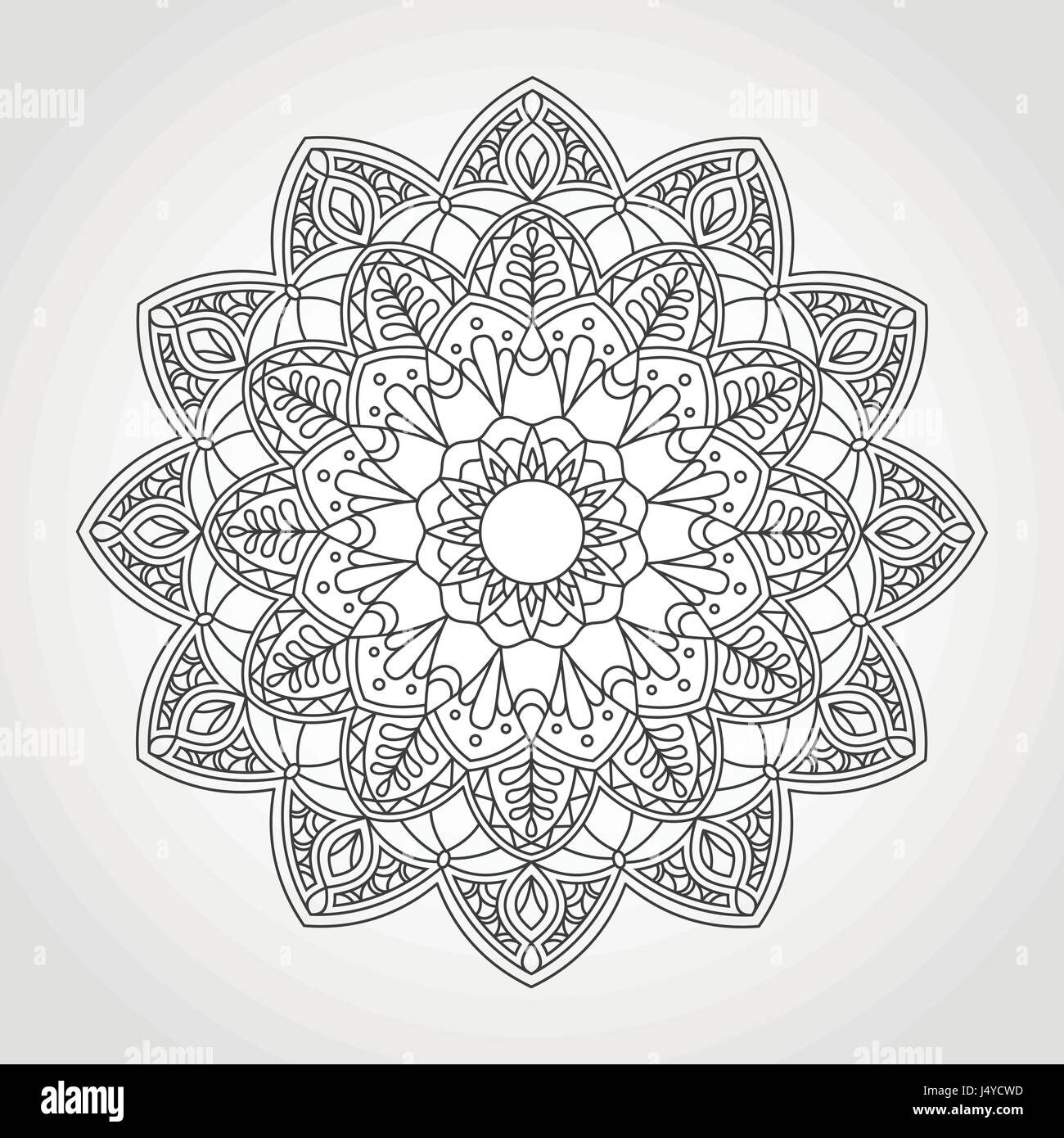 Mandala. Ornamental round pattern Stock Vector Image & Art - Alamy