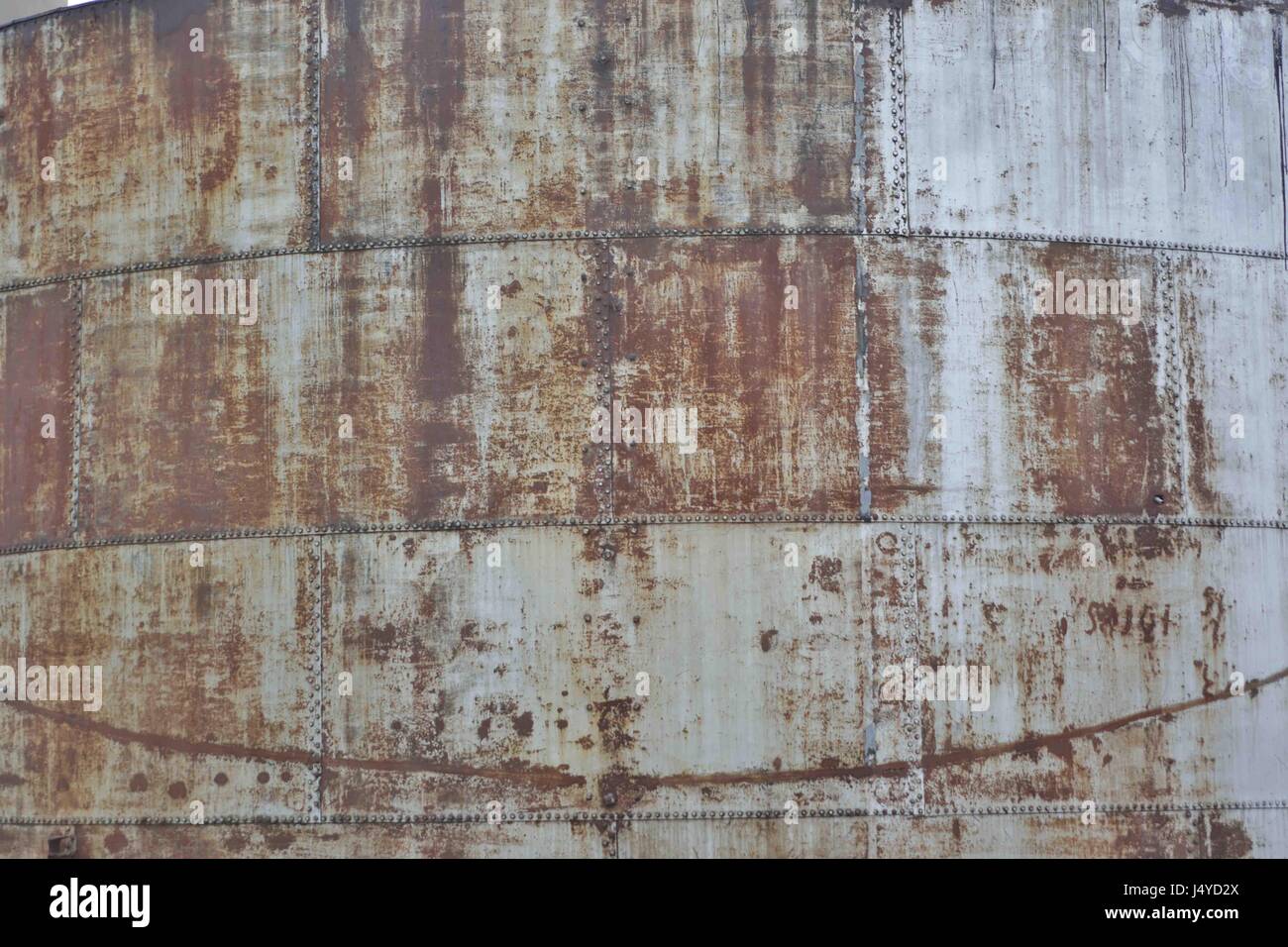 Old Rusting Tank Background Stock Photo - Alamy