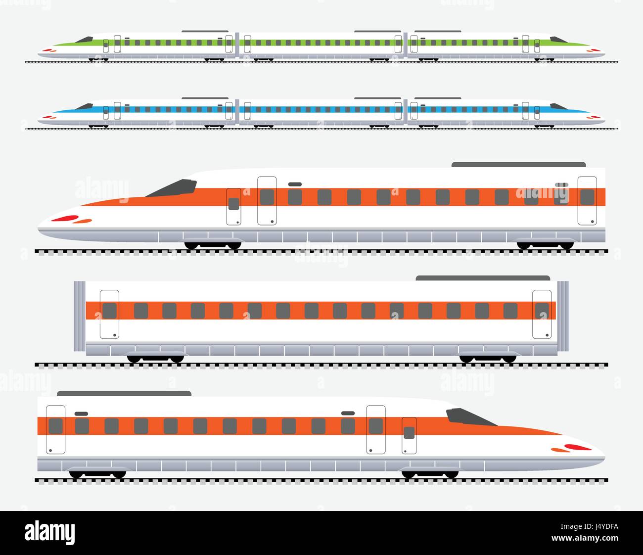 high speed train vector Stock Vector Image & Art - Alamy
