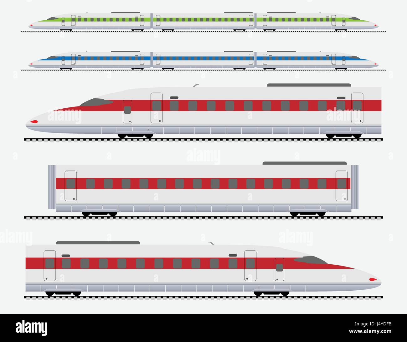 high speed train vector Stock Vector Image & Art - Alamy