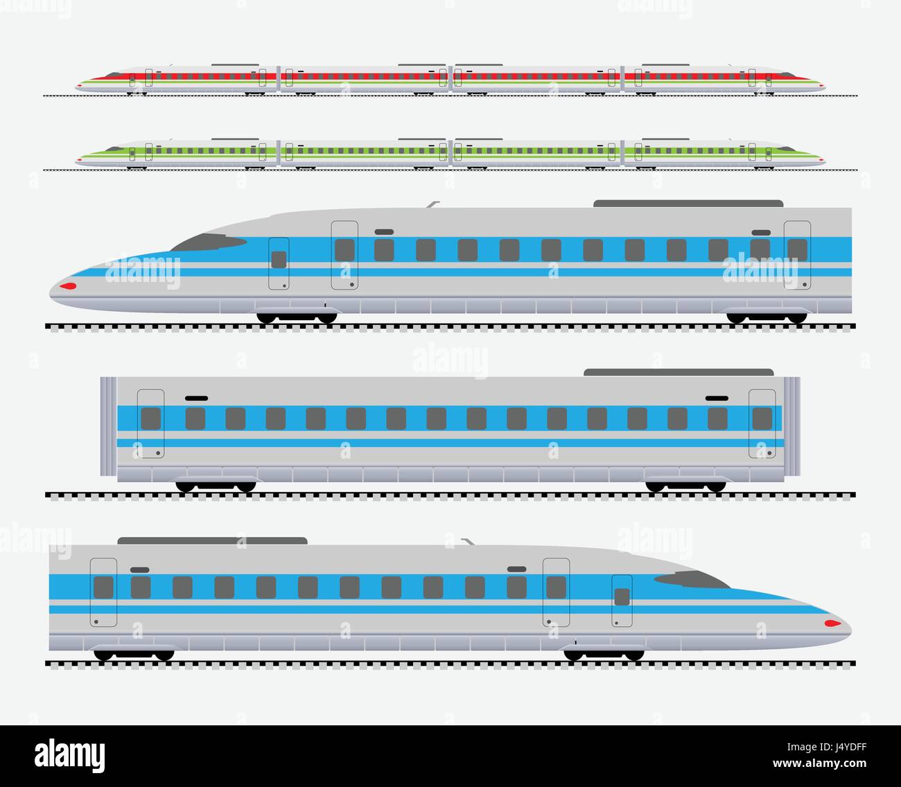high speed train vector Stock Vector Image & Art - Alamy