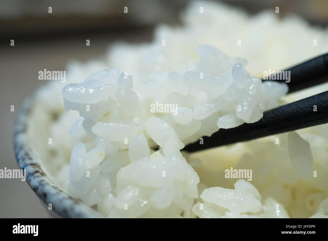 Cooked Japanese rice Stock Photo - Alamy