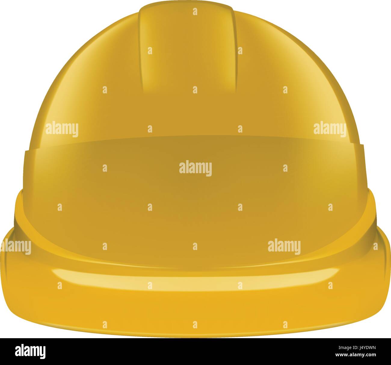 Yellow safety helmet on white background Stock Vector Image & Art - Alamy