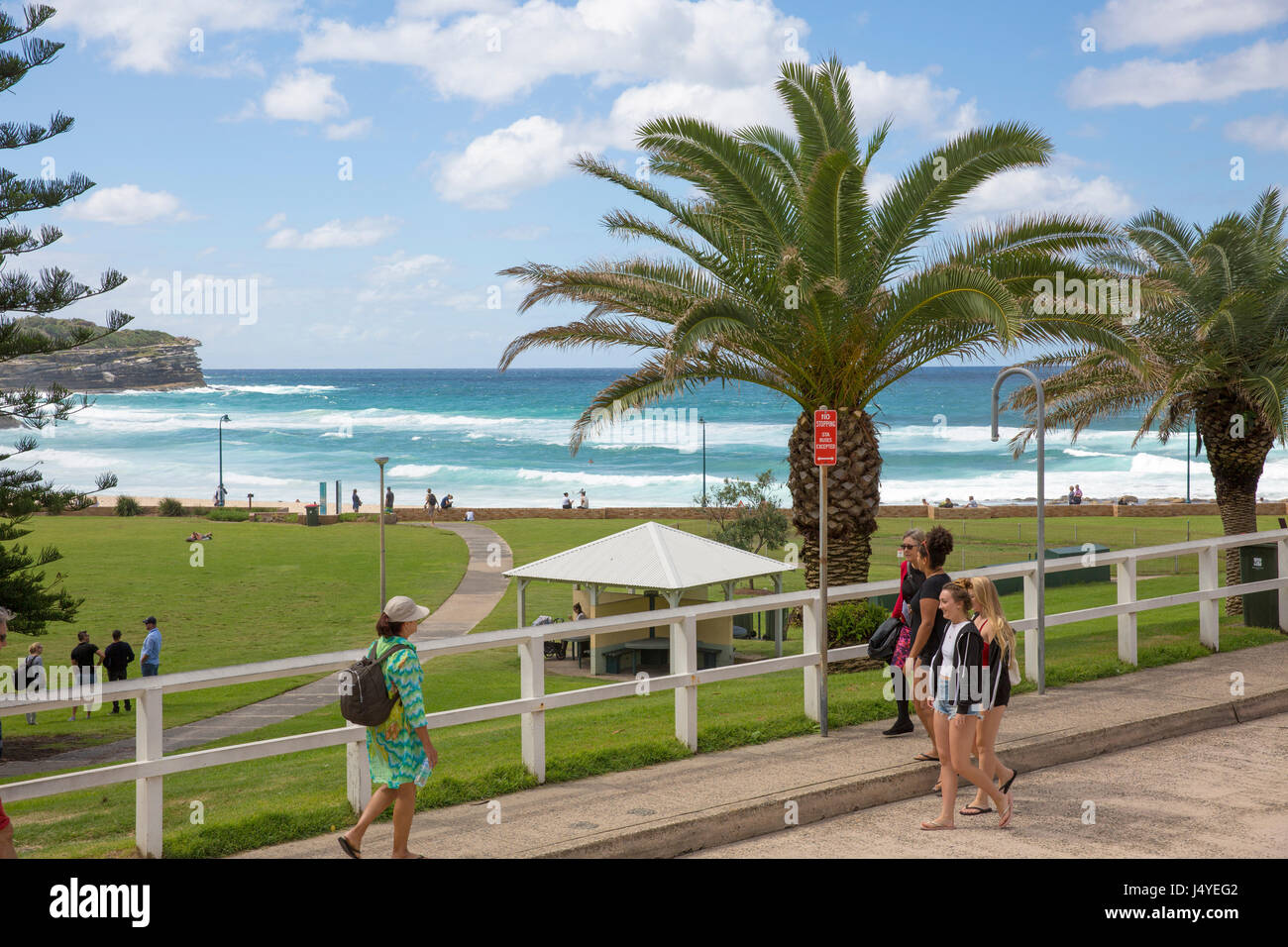 Bronte beach in Sydney eastern suburbs, new south wales,australia Stock ...
