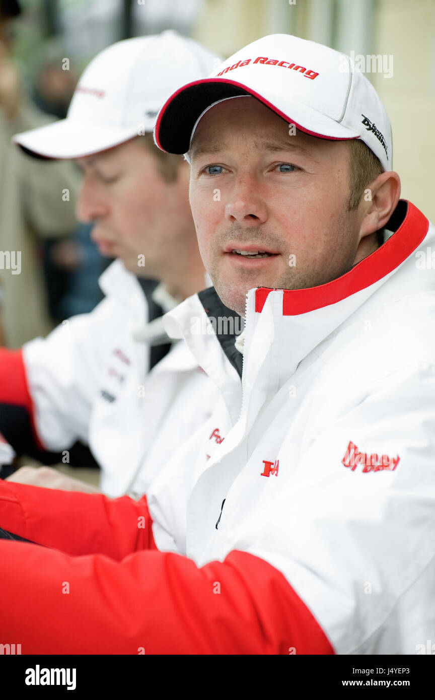 Honda Racing drivers Gordon Shedden and Matt Neal at an autograph ...