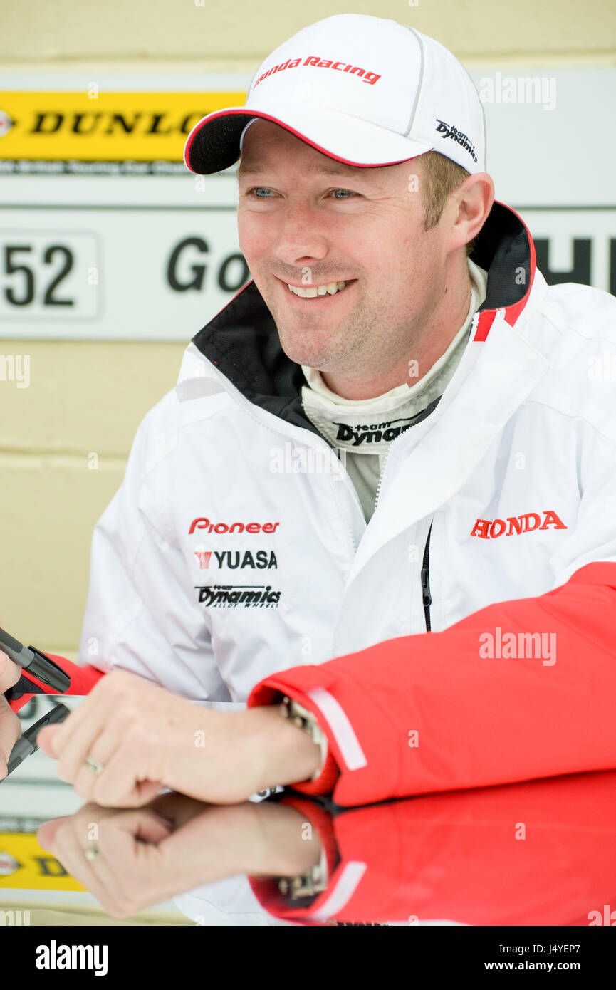 Honda Yuasa Racing driver Gordon Shedden at an autograph signing ...