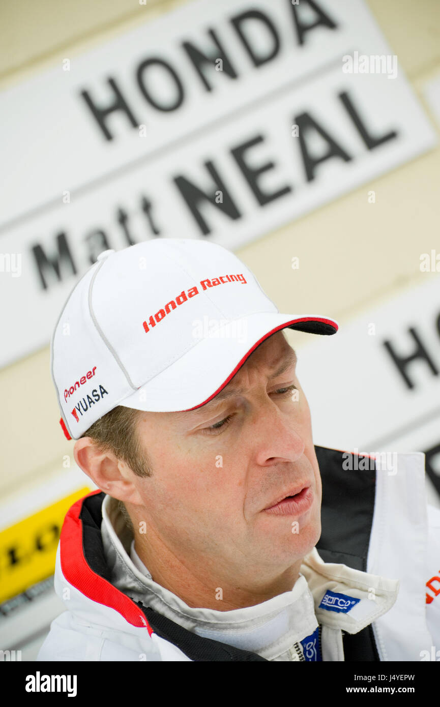 THRUXTON, UNITED KINGDOM - MAY 1: Honda Racing driver Matt Neal in the ...