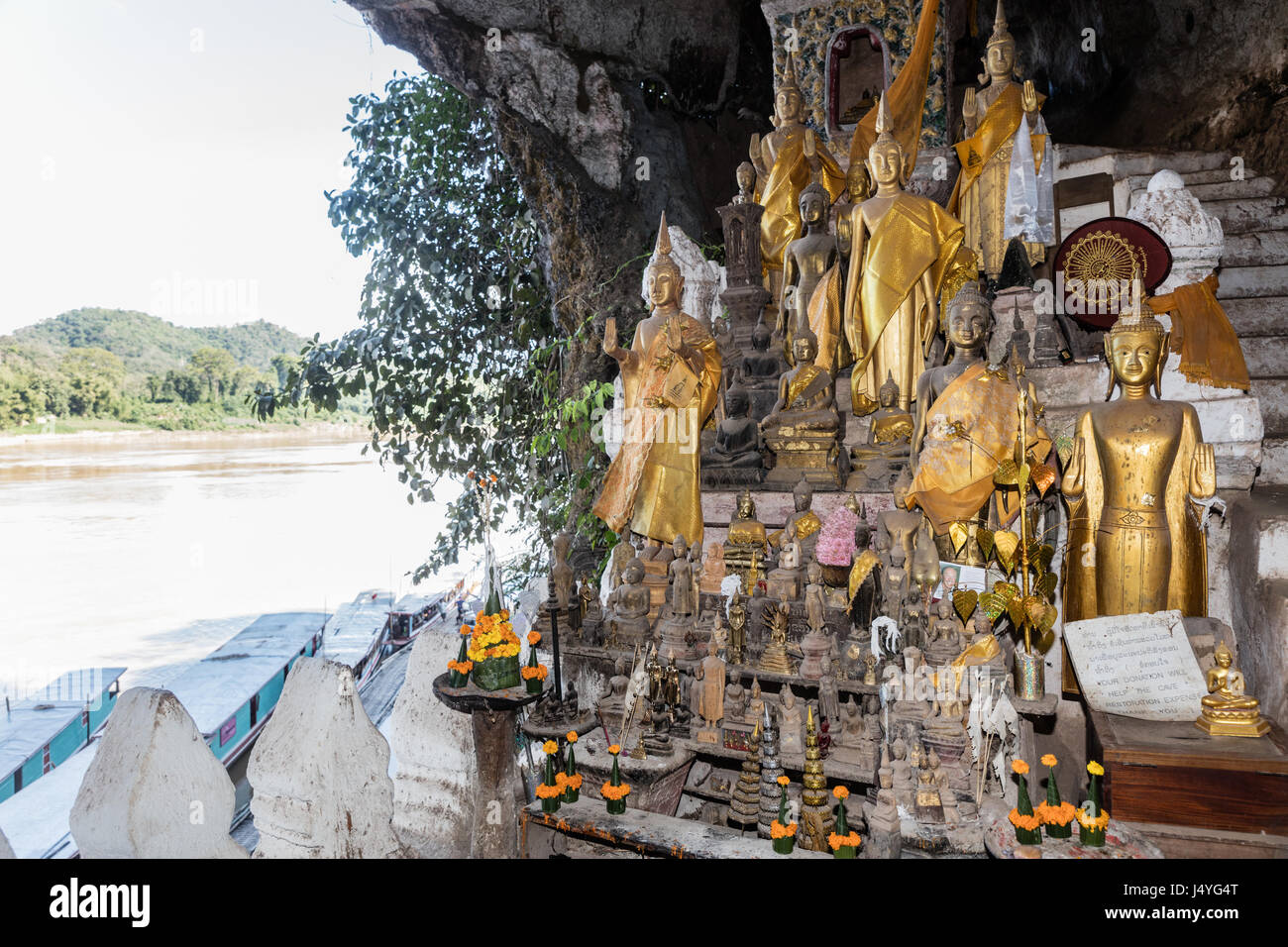 November, 11,2016, Laos. Pak ou caves , near Luang Prabang Stock Photo ...
