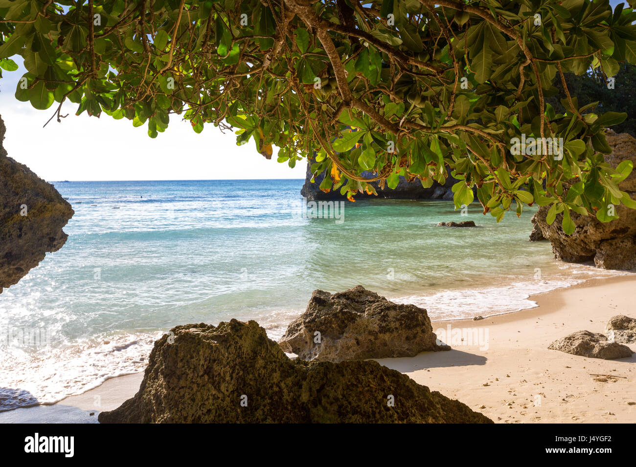 A tropical secluded beach in Philippines Stock Photo - Alamy