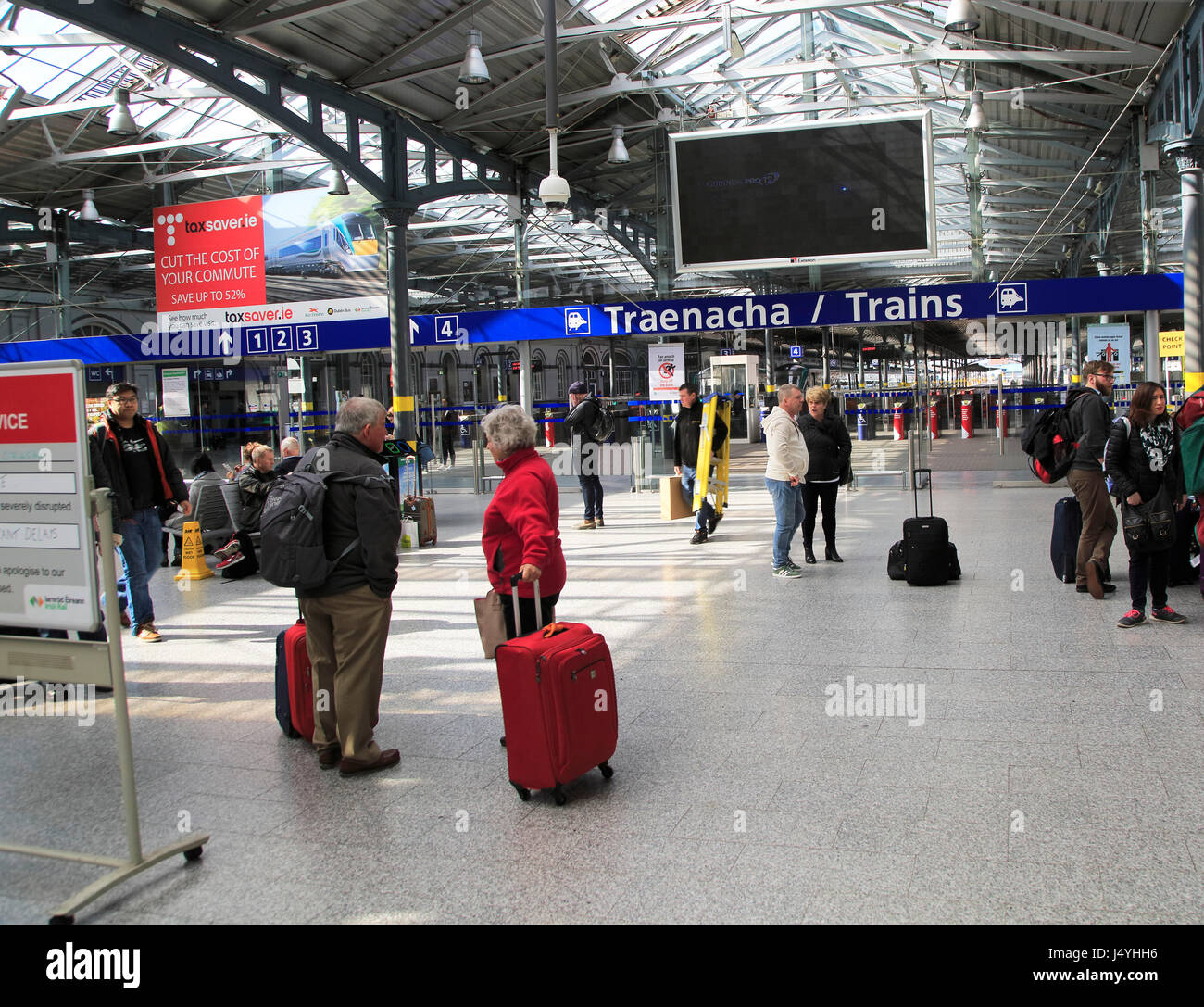 Dublin heuston station interior hi-res stock photography and images - Alamy