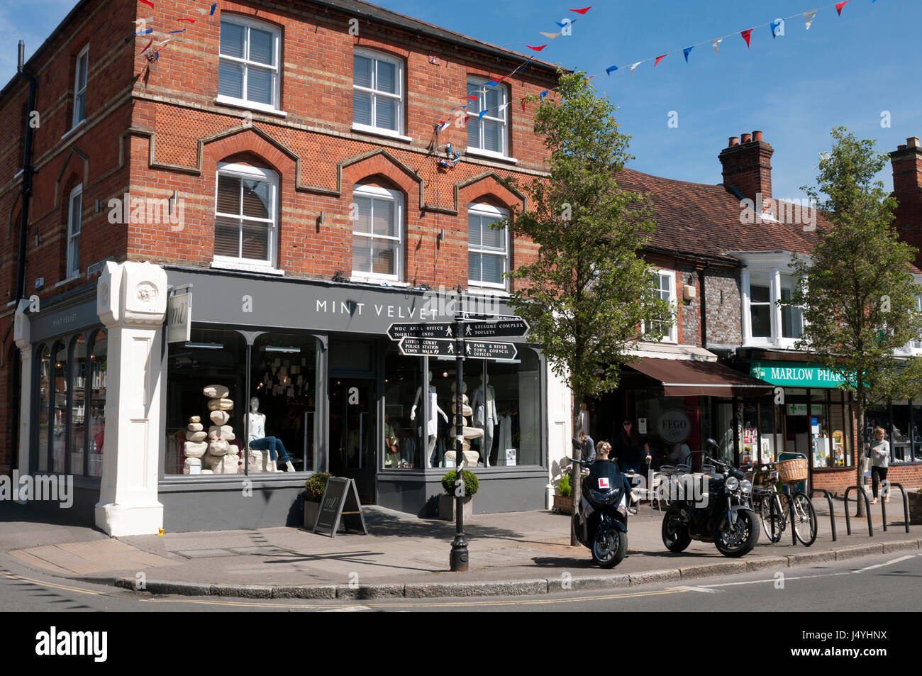 High Street, Marlow, Buckinghamshire, England, UK Stock Photo - Alamy