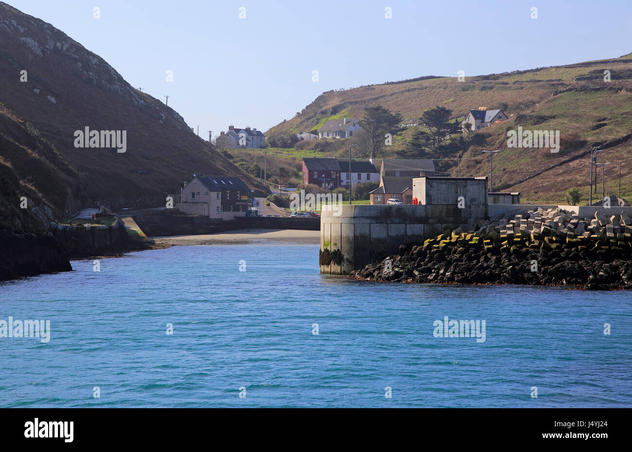 North harbour, Cape Clear Island, County Cork, Ireland, Irish Republic ...