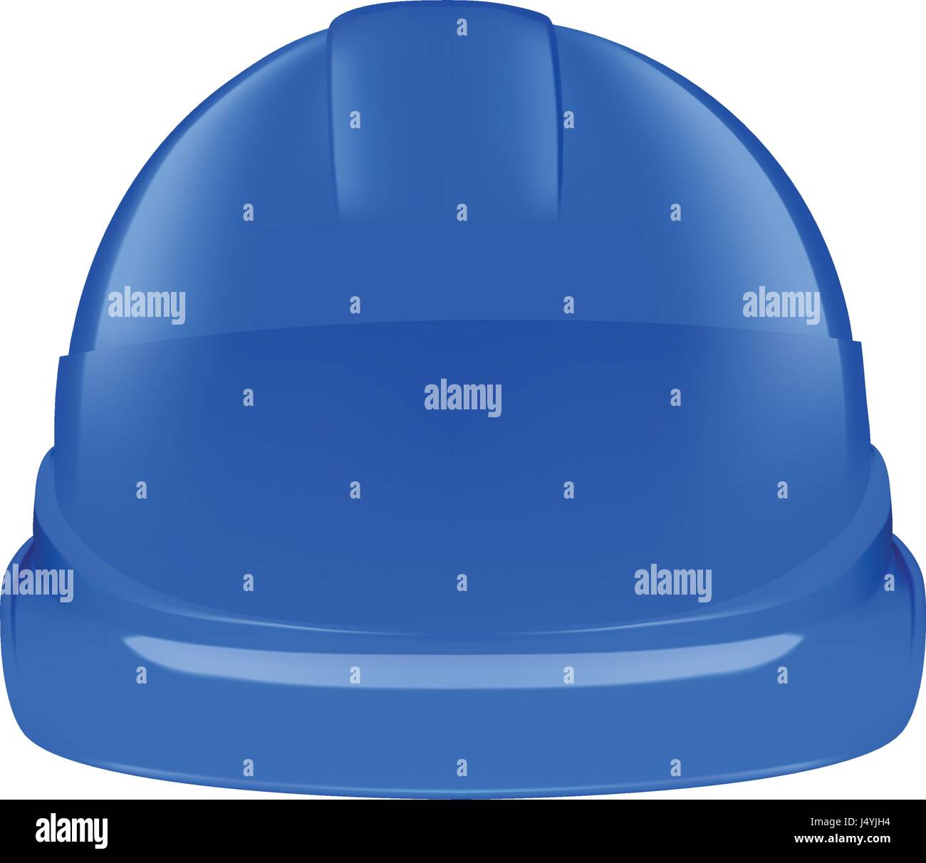 Blue safety helmet on white background Stock Vector Image & Art - Alamy
