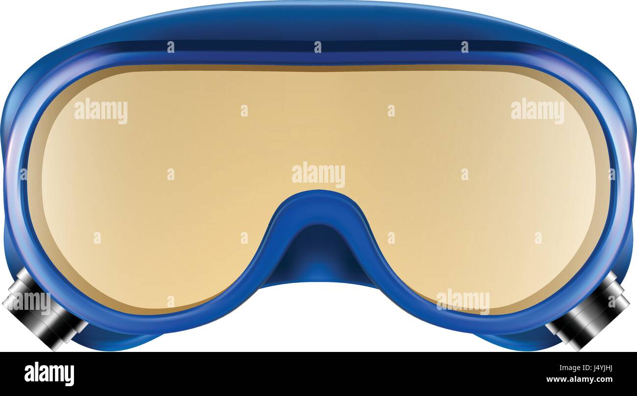 Plastic safety goggles isolated on white Stock Vector Image & Art - Alamy