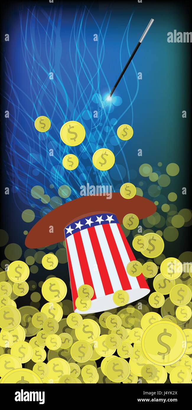 HATS WITH THE COLOR OF THE AMERICAN FLAG. PRESIDENTIAL HATS USA. MAGIC ...