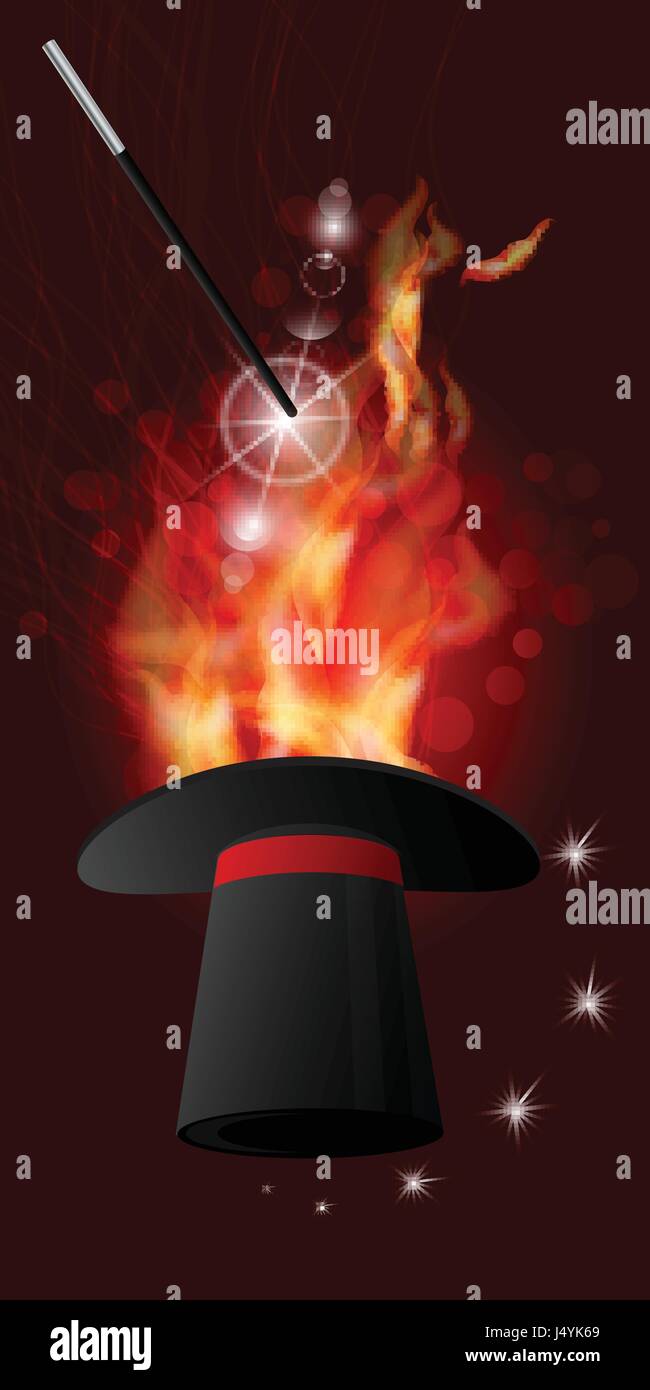 CYLINDER FOCUS HATS. FIRE FOCUS WITH MAGIC STYLE. MAGIC AND MIRACLE ...