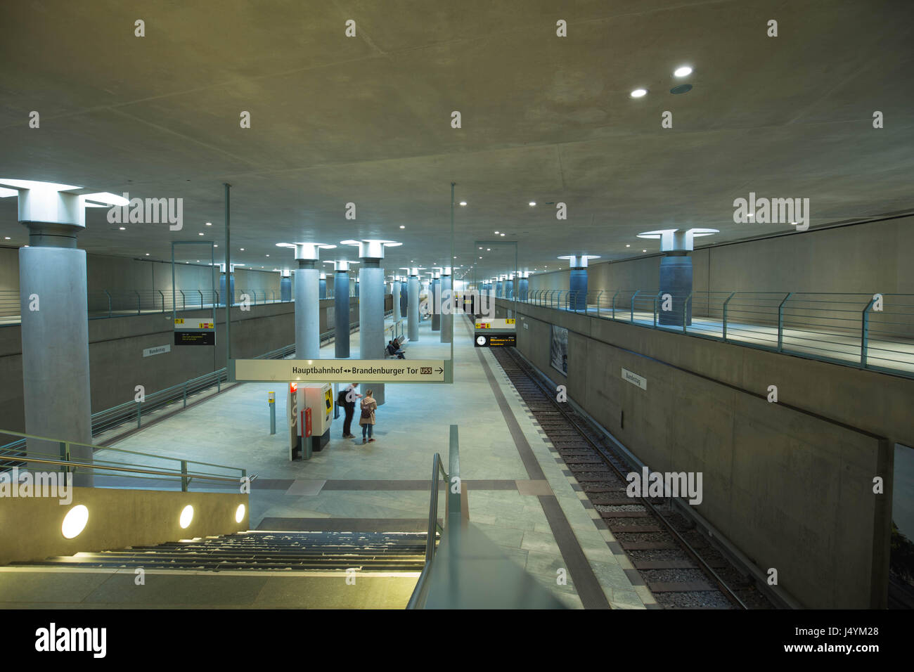 Public Underground station in Berlin / Germany Stock Photo - Alamy