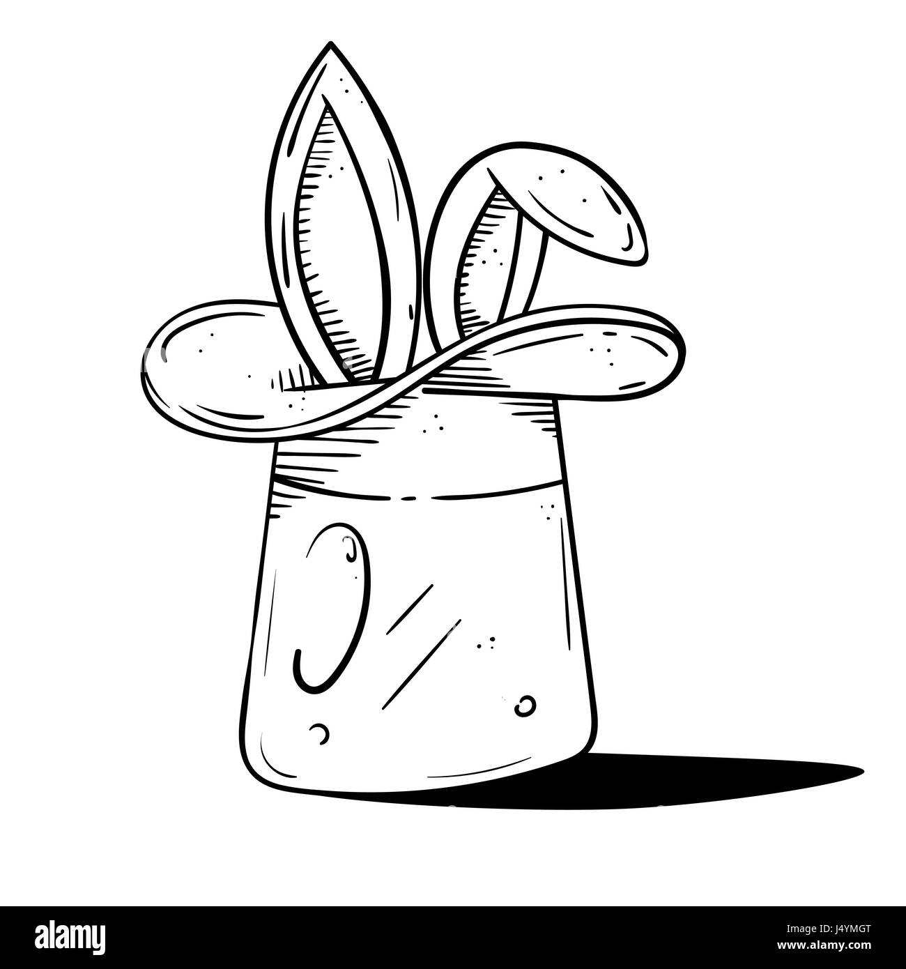 Magic trick illustration Stock Vector Image & Art - Alamy