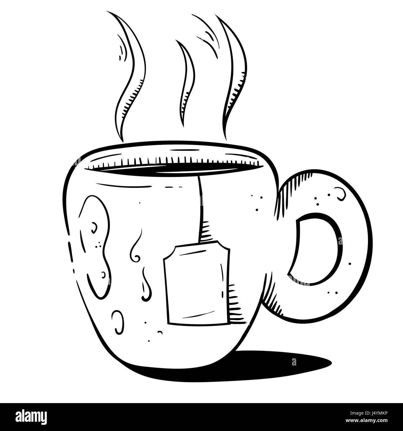 Cozy tea bag Stock Vector Images - Alamy