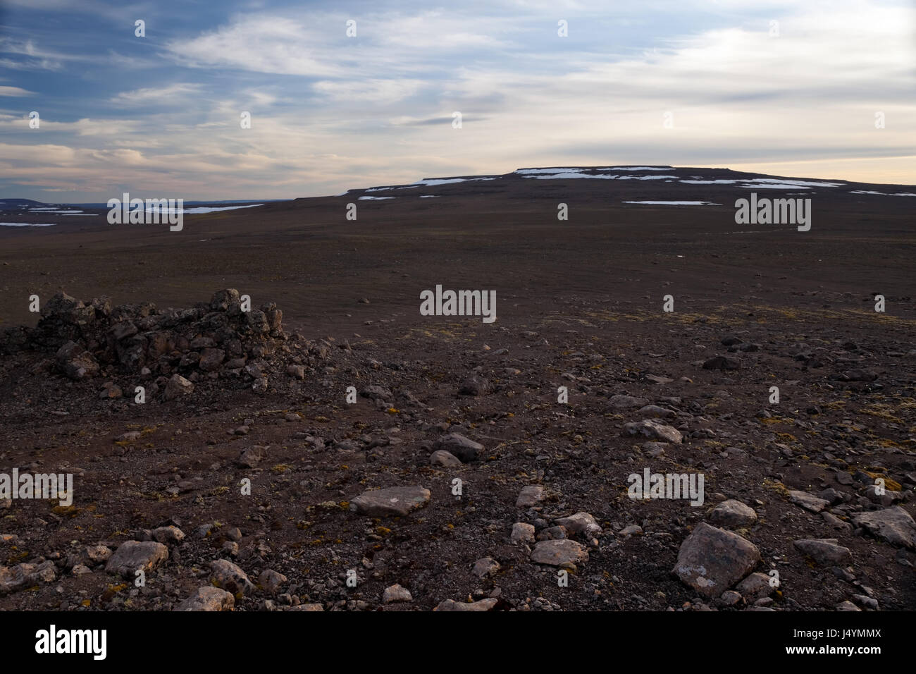 Putorana plateau, table mountains. North of Russia. Siberia. Taimyr ...