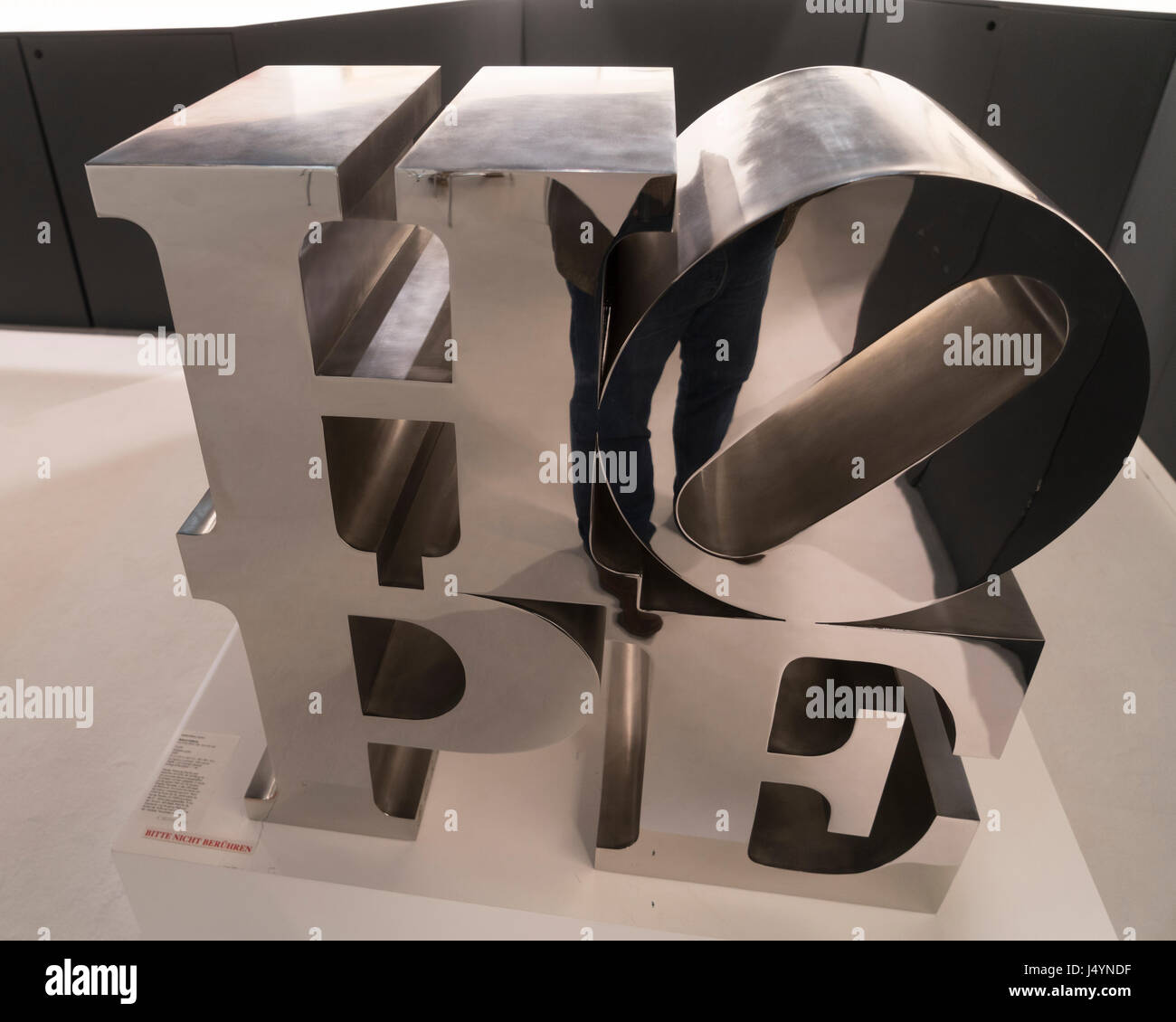 Everybody knows the iconic "LOVE" by Robert Indiana. Here is "HOPE ...