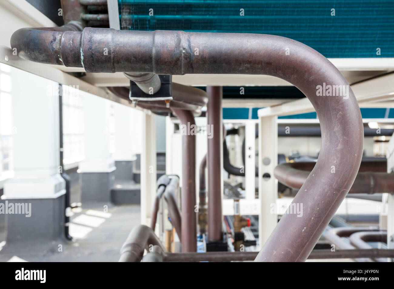 in the technical area, there are boosters for the water pipes of the ...