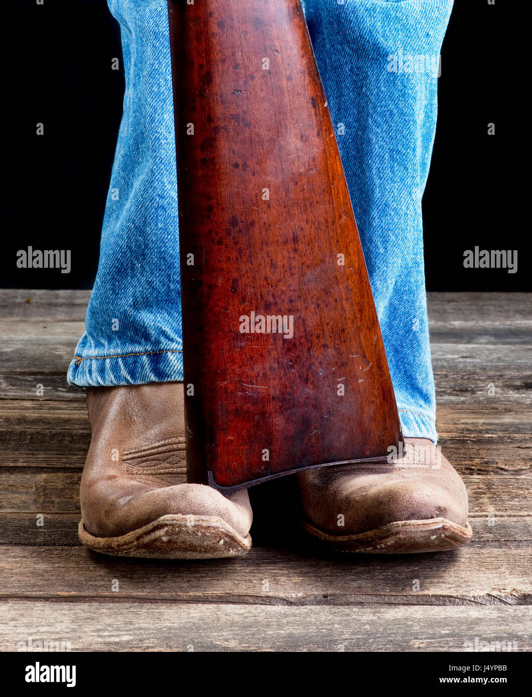 Gone hunting with my best rifle Stock Photo - Alamy