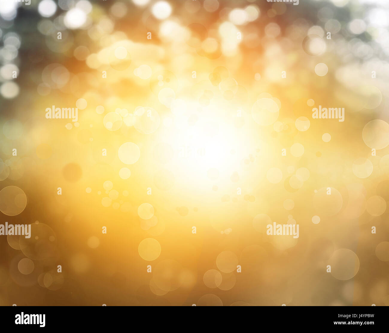 Bright glowing abstract orange yellow circles background Stock Photo ...