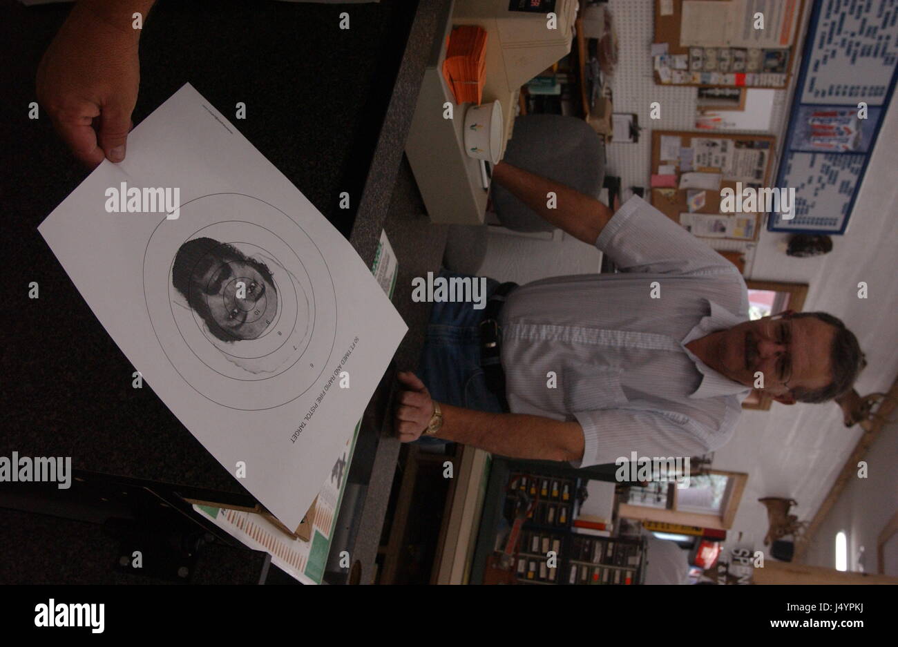 Osama Bin Laden Shooting Targets High Resolution Stock Photography and ...