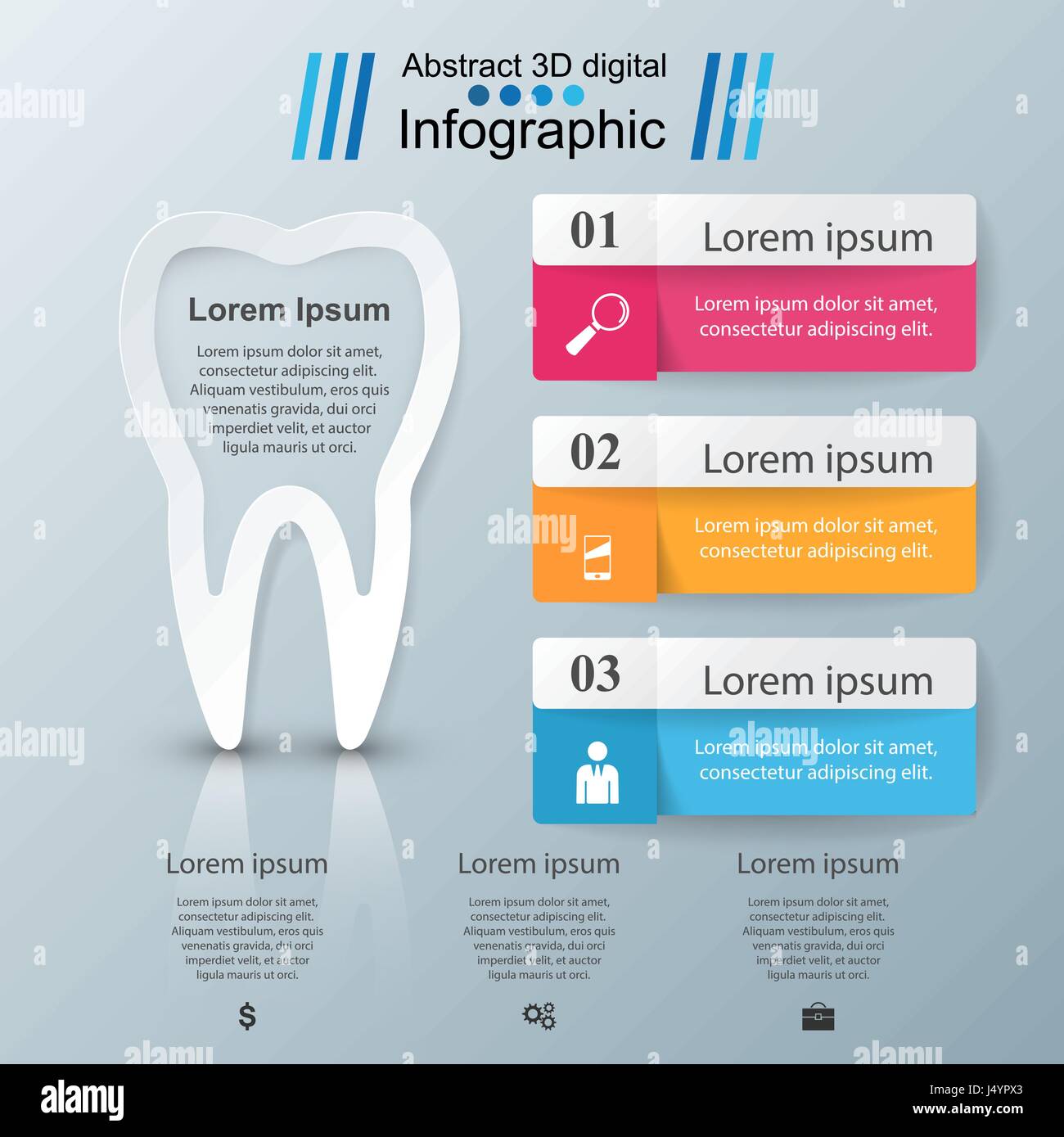 Business Infographics. Tooth icon Stock Vector Image & Art - Alamy