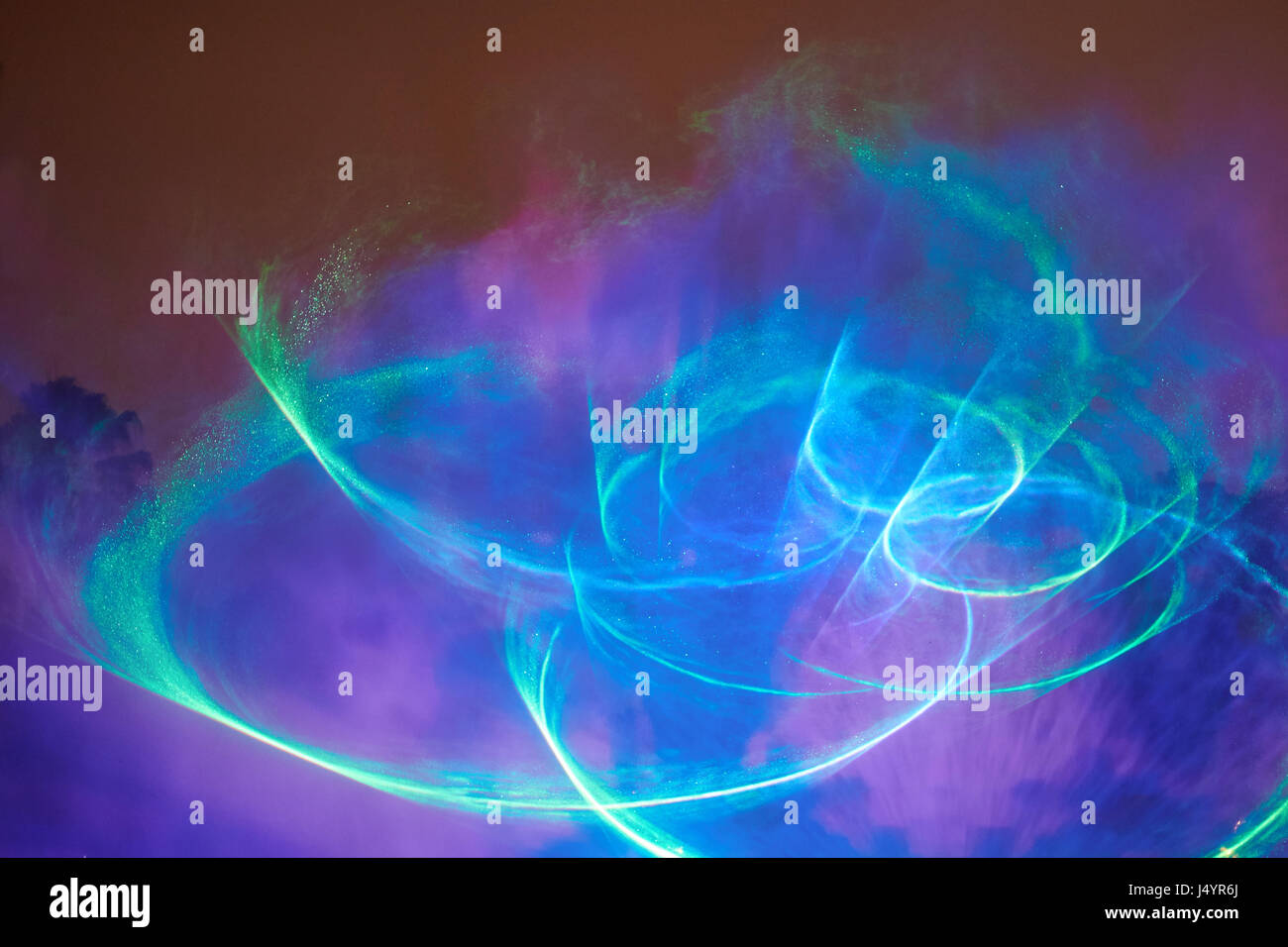 Blue laser background hi-res stock photography and images - Alamy