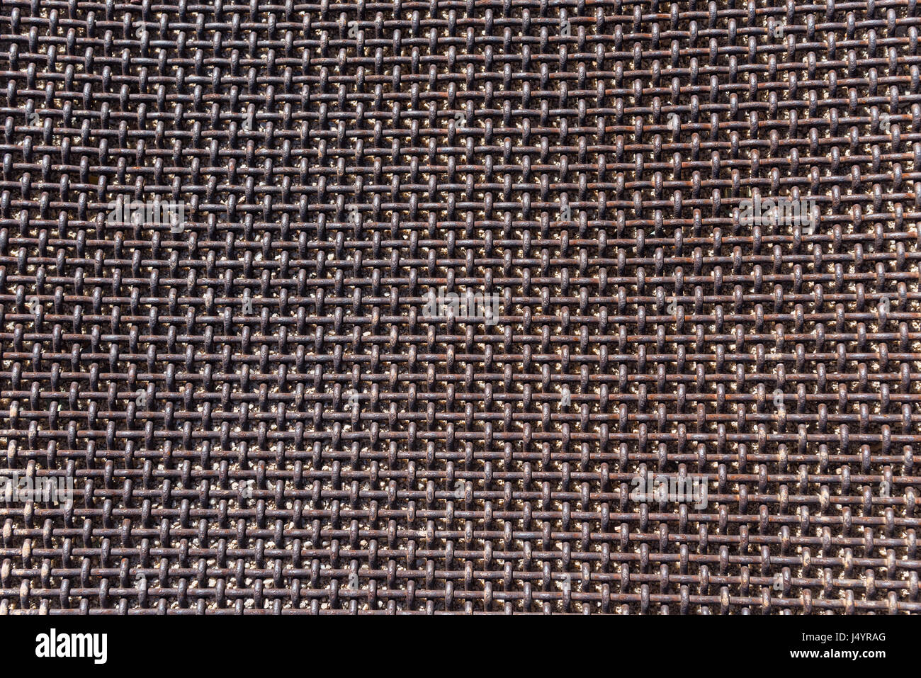 Rusted Mesh Grid Straight on view background image Stock Photo - Alamy