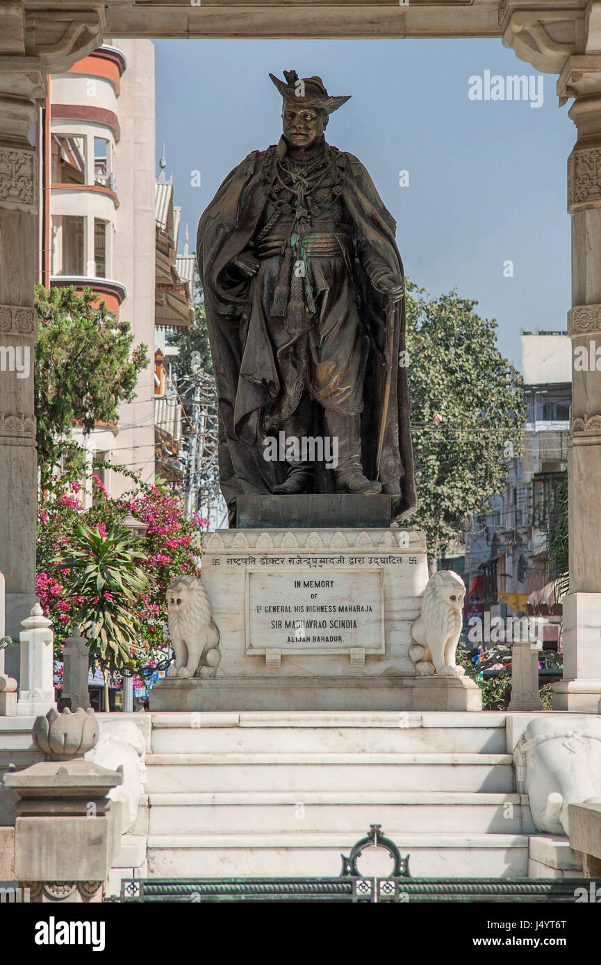 Statue of Madhavrao Scindia statue Ujjain Madhya Pradesh India Stock ...