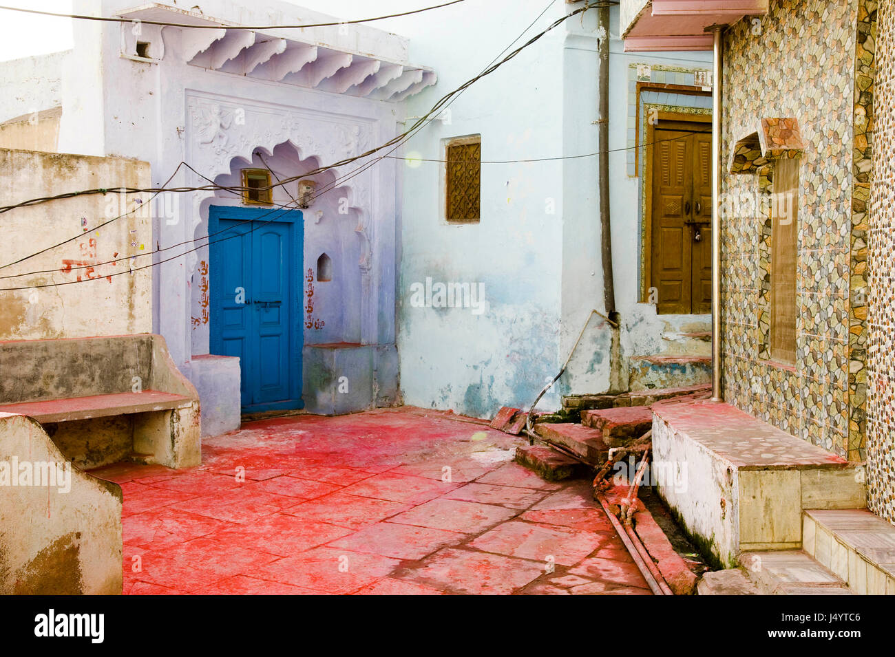 House, mathura, uttar pradesh, india, asia Stock Photo - Alamy
