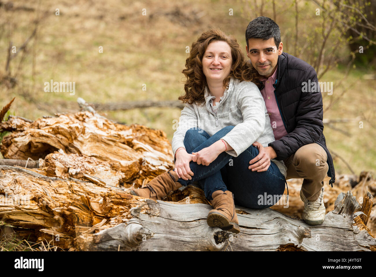 Cheerful male female persons hi-res stock photography and images - Alamy