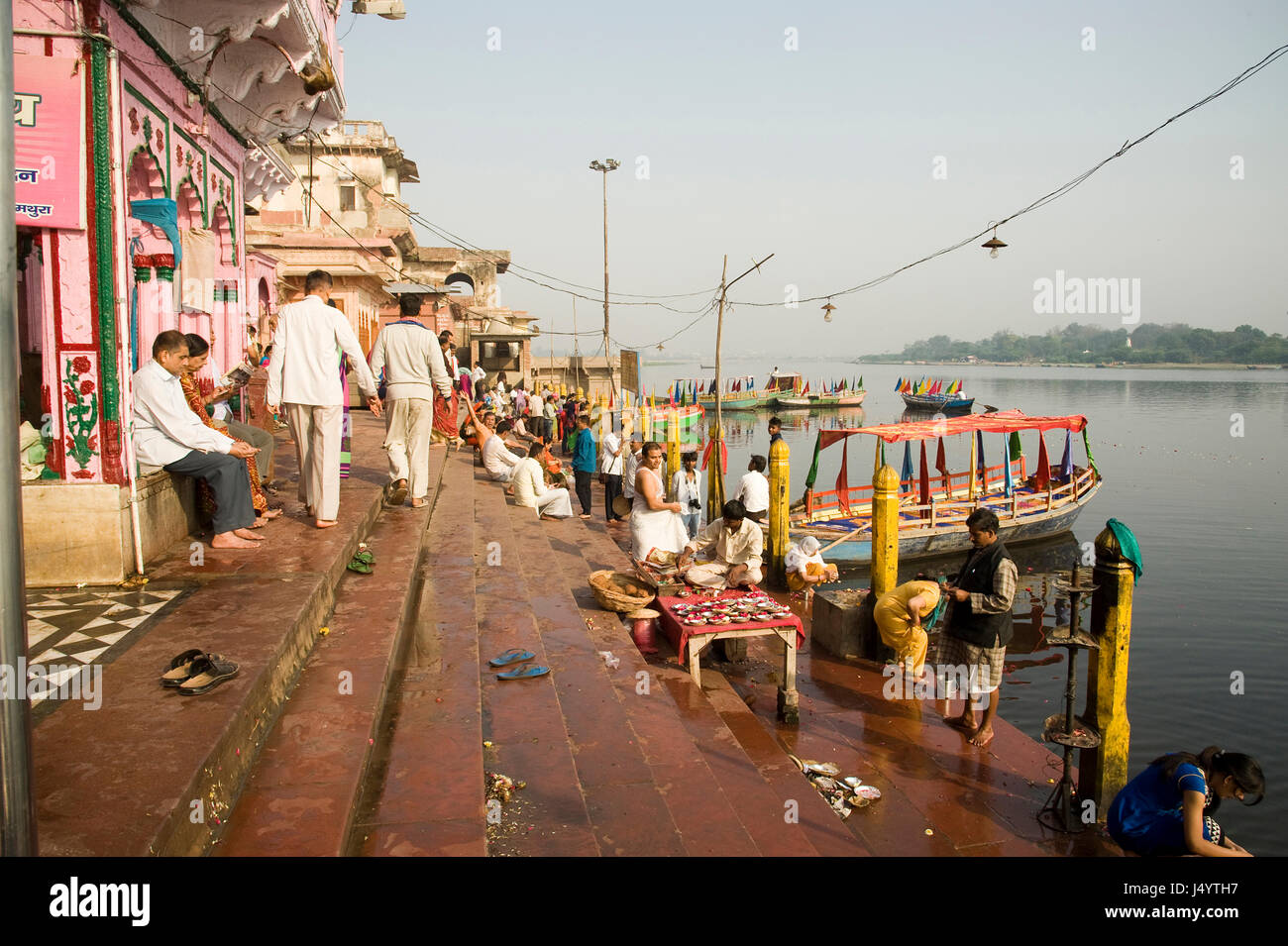 Vishram ghat, mathura, uttar pradesh, india, asia Stock Photo - Alamy