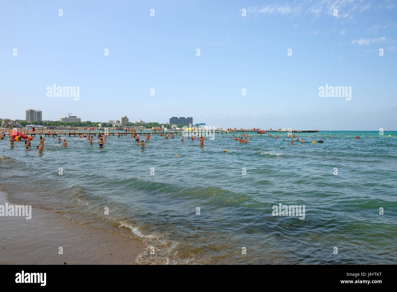 Russia the central beach of anapa hi-res stock photography and images ...