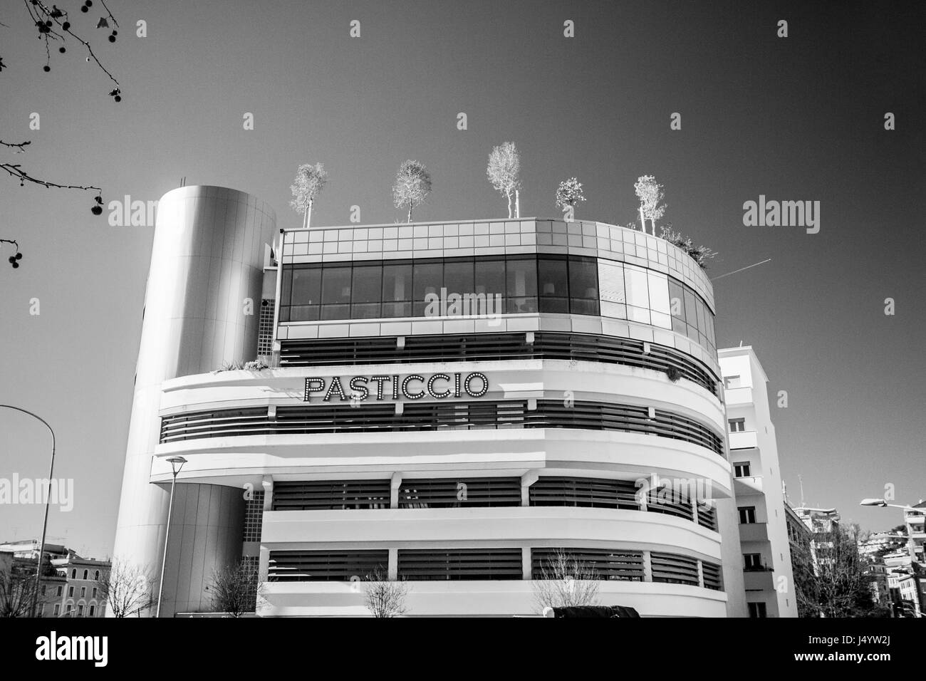 Pasticcio panoramic restaurant Stock Photo - Alamy